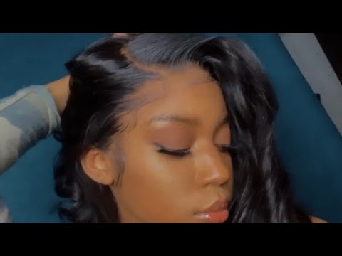 EASY FRONTAL BABY HAIR TUTORIAL #FRONTALWIGINSTALL - YouTube
