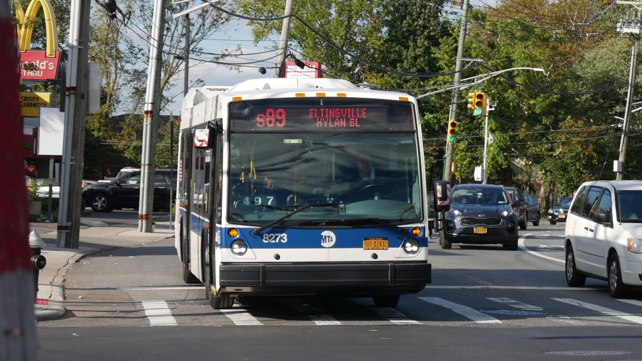 MTA NYCT Bus: Eltingville Hylan Blvd Bound 2015 Novabus LFS #8273 S89 ...