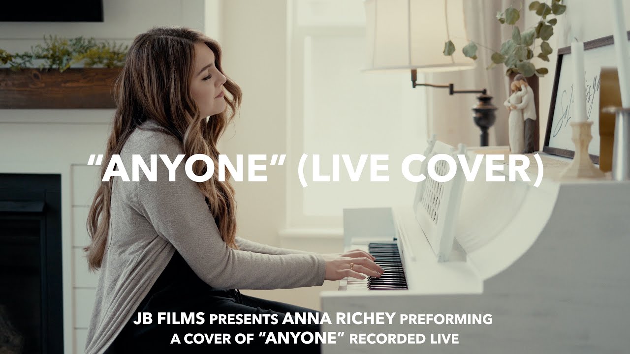 Anyone by Justin Bieber (live cover) - Anna Richey - YouTube