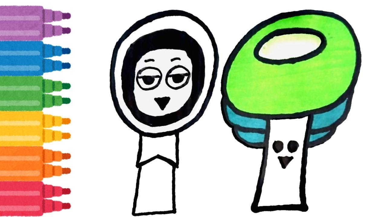 How to draw a cute Jevin and Mr. Tree From Sprunki | Easy tutorial ...