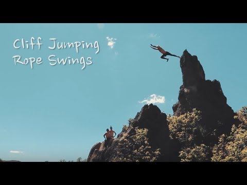 Cliff Jumping and Rope Swing - Near Salt Lake City, Utah. - YouTube