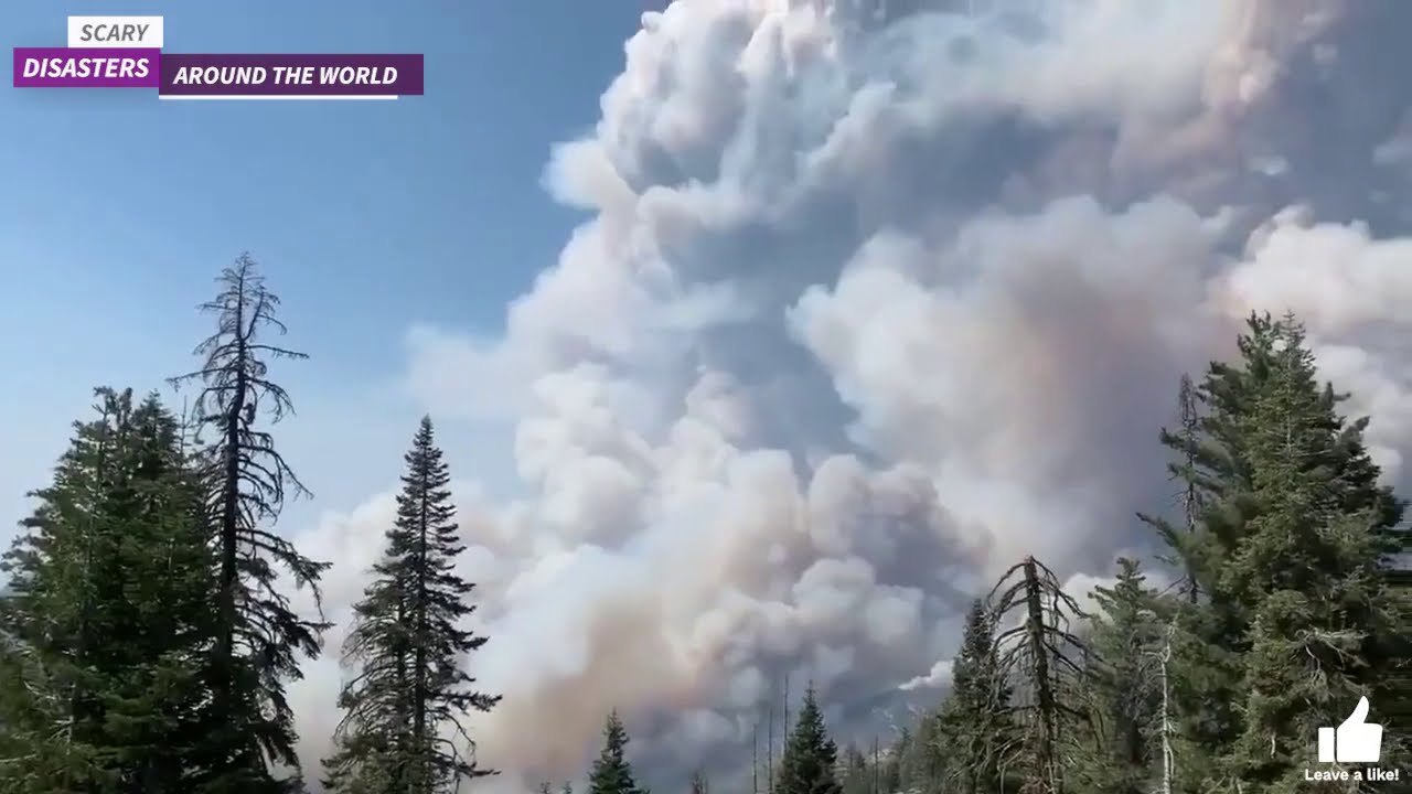 Creek Fire struck at Mammoth Pool Reservoir, California (September 5 ...