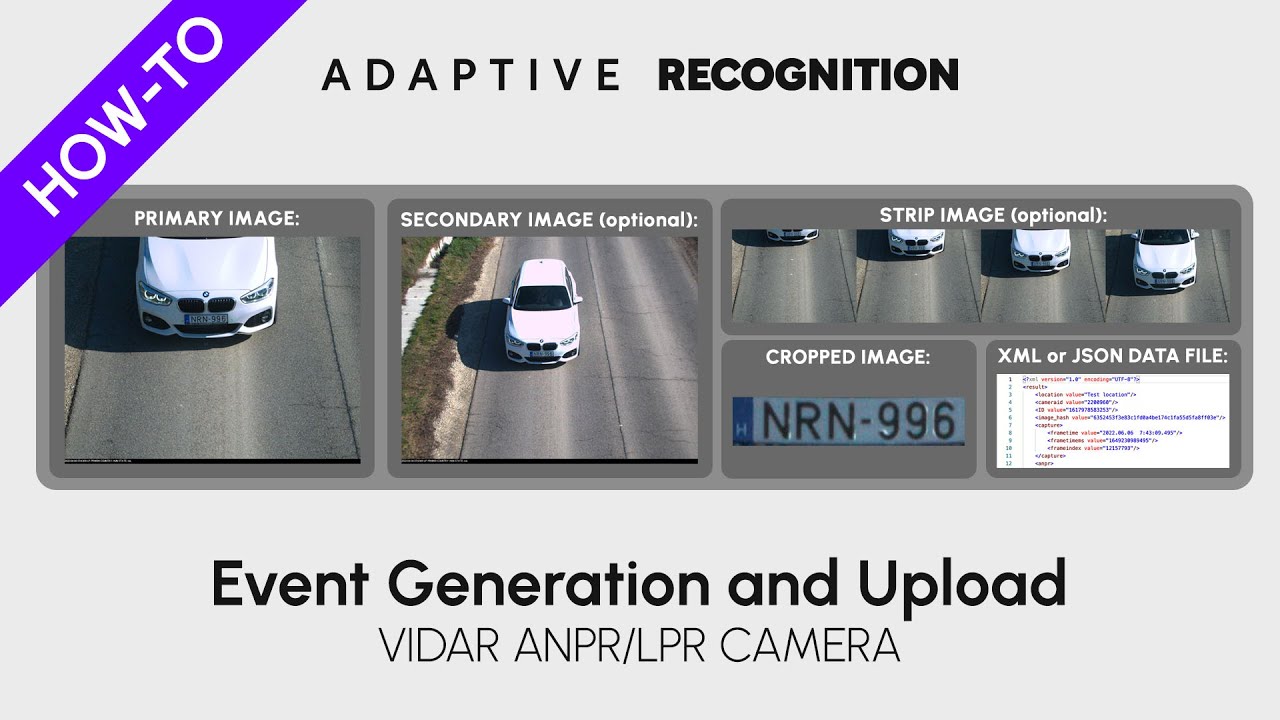 VIDAR ANPR/LPR Camera: Event Generation and Uploading - YouTube