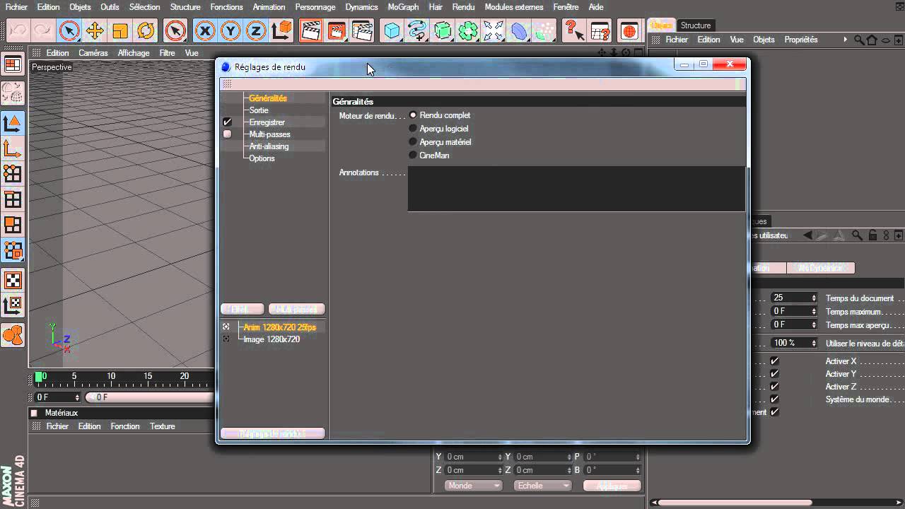 MiniTuto : Paramètres de rendu - YouTube