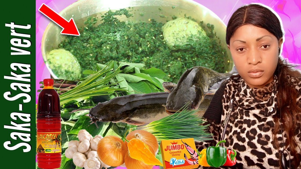 Rytha BM: Comment préparer le Saka saka vert (Pondou ya limbondo ...