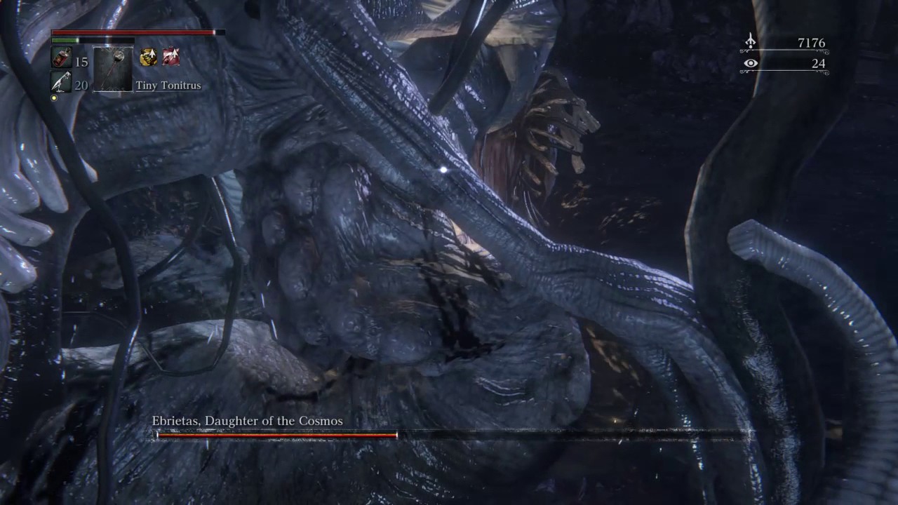 Bloodborne Ebrietas boss kill - YouTube
