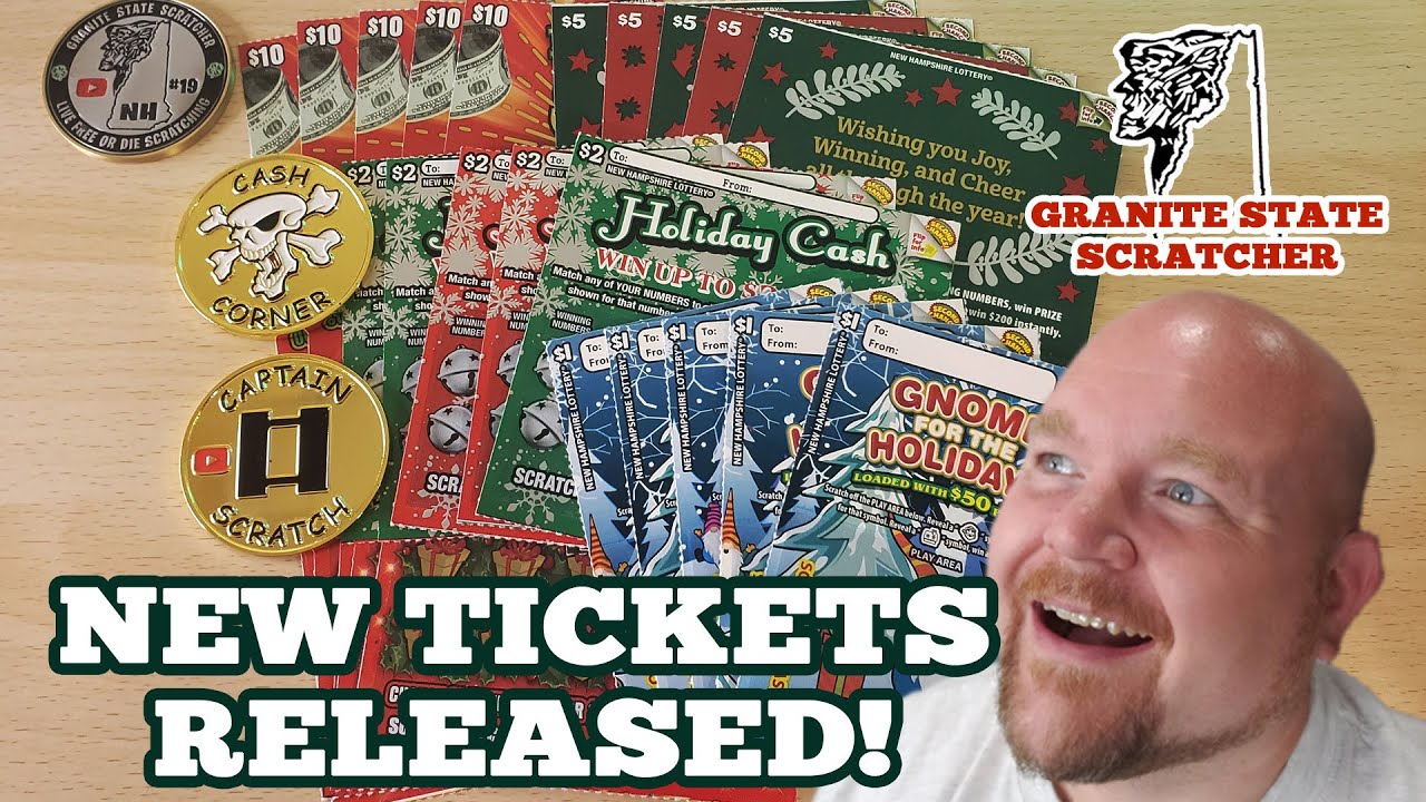 NEW 2023 HOLIDAY TICKETS REVEALED! New Hampshire Lottery Scratch ...