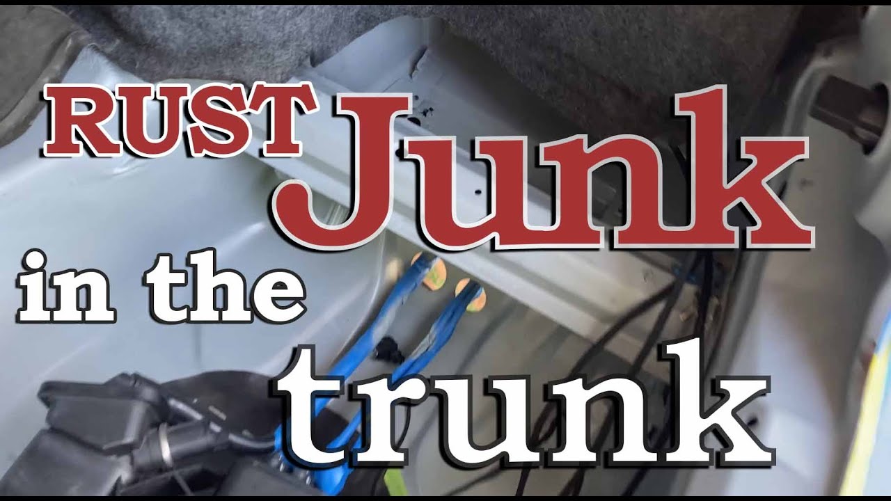 Part 1: BMW E36 Trunk Rust Remediation, Battery Vent Tube, Blind Plug ...