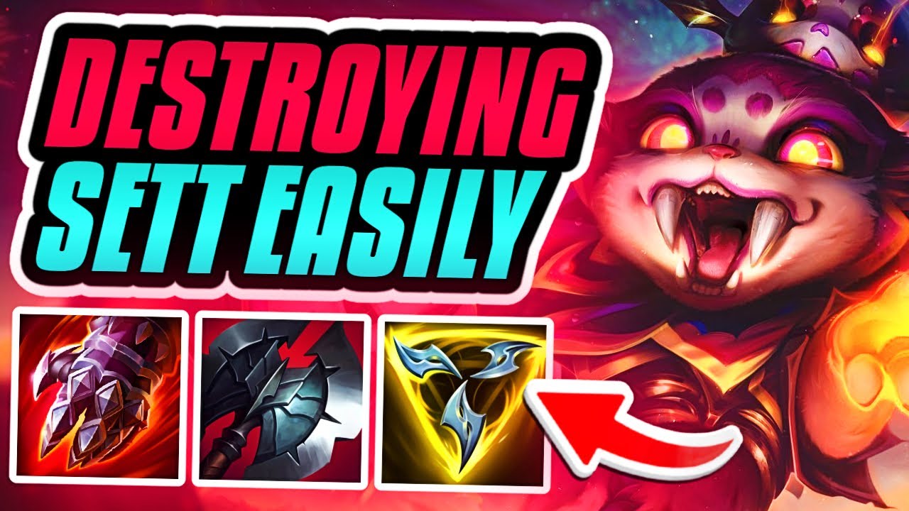 DESTROYING SETT WITH THE BEST GNAR BUILD!!! Season 14 Gnar Gameplay ...