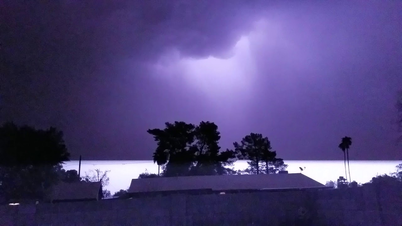 Severe Thunderstorm in Phoenix Arizona August 28 2019 - YouTube