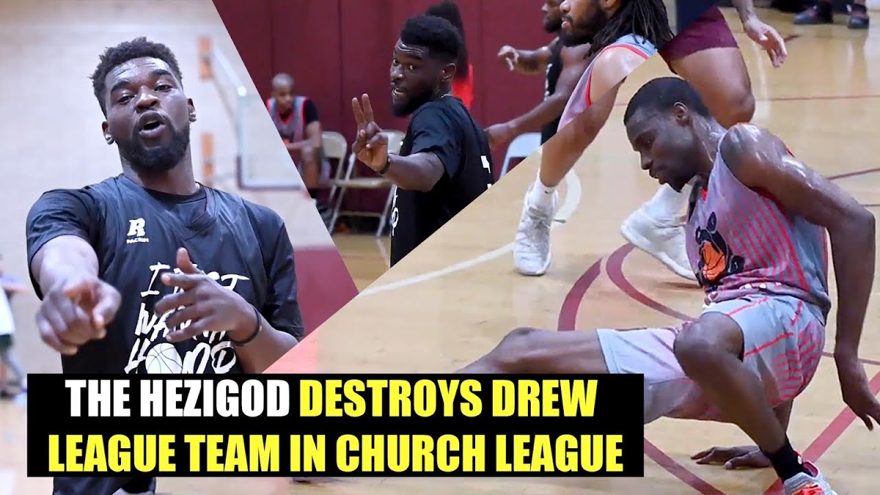 Hezi god Destroys Drew League Team in Church League - YouTube
