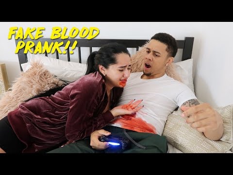 GIRLFRIEND THROWS UP BLOOD ON BOYFRIEND!! *AMBULANCE CALLED* | KB AND KARLA