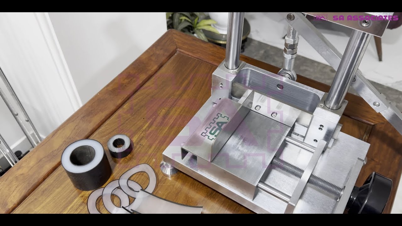 SA ASSOCIATES MANUAL SLICING MACHINE FOR CABLES - YouTube