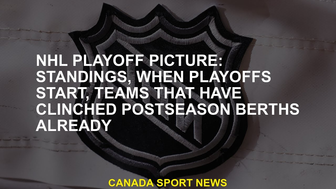 NHL playoff pics: Standings at the start of the playoffs, teams that ...