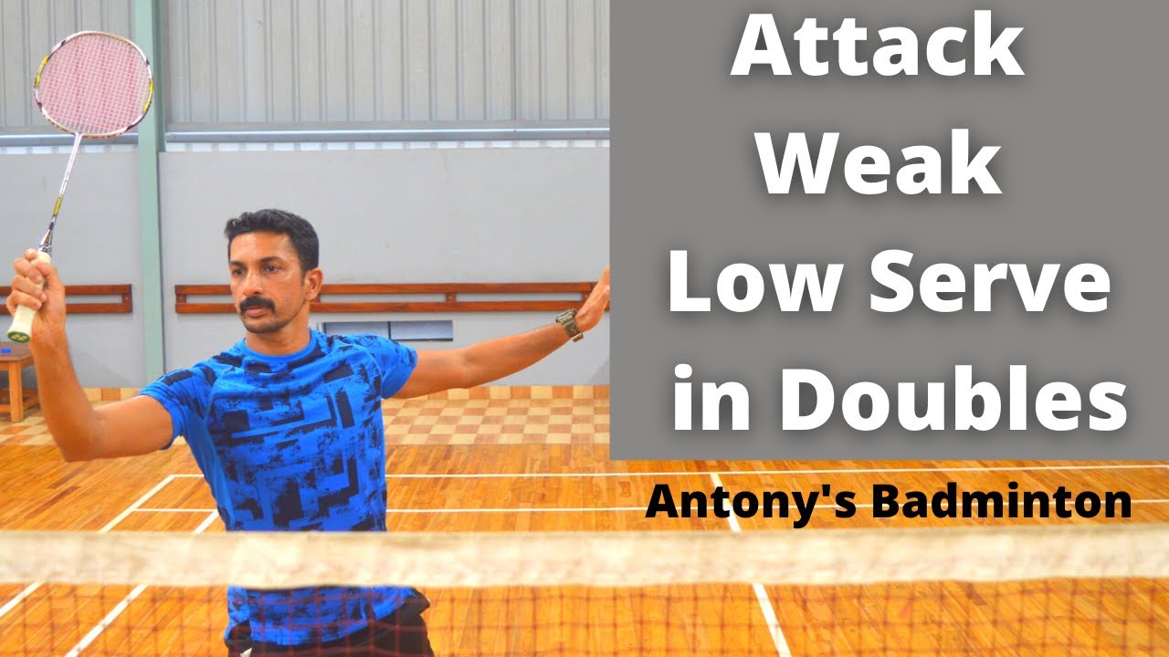 How to Attack a Weak Low Serve in Doubles - YouTube