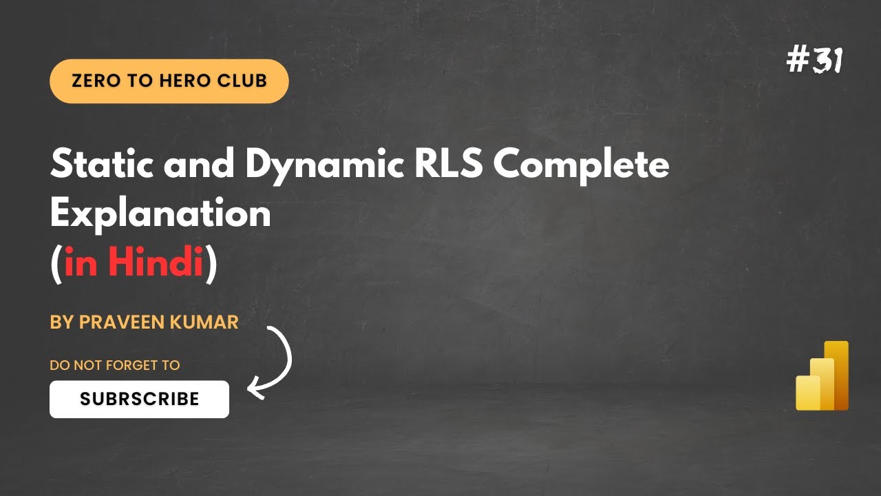 #31 - What is Row Level Security (RLS) and its types with Example in ...