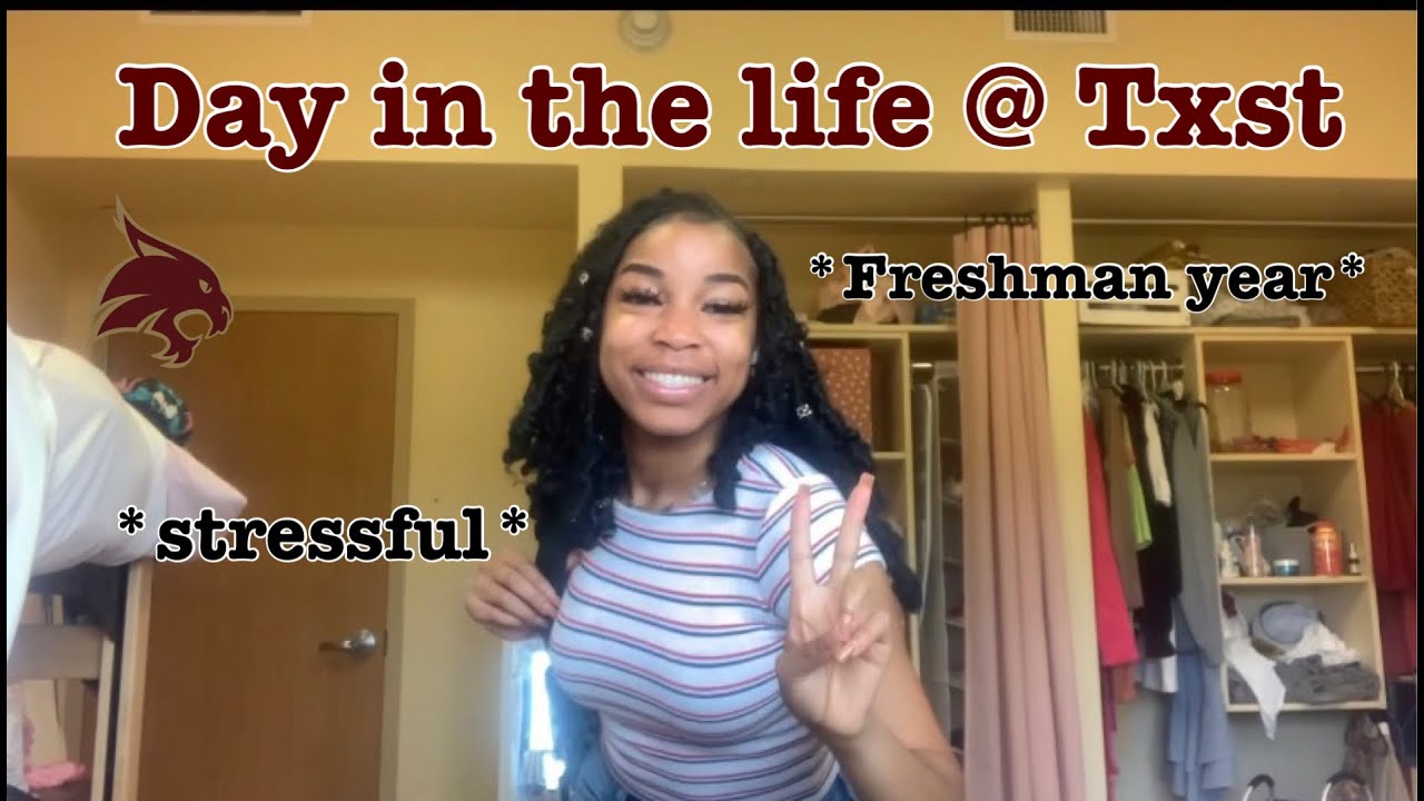 A Day in the Life of a Texas State Freshman - YouTube