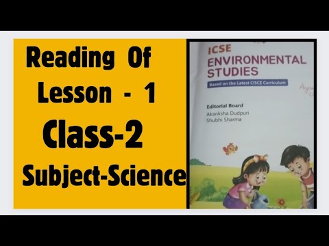 reading of lesson 1 in science || reading of lesson 1 in environmental ...
