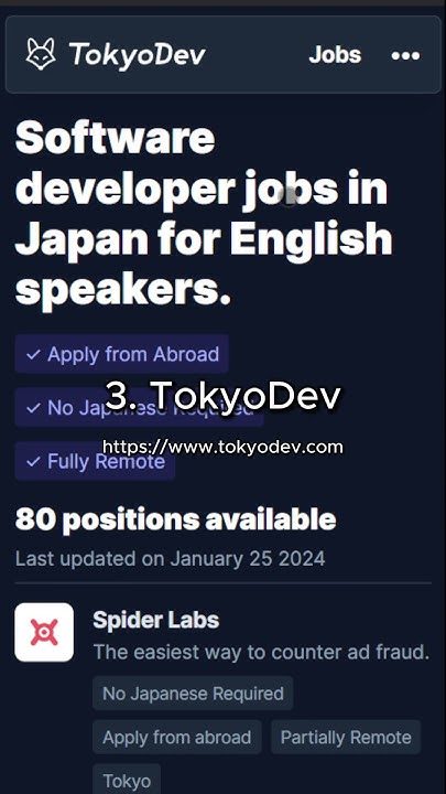 Top 4 Websites to Land Your Software Engineer Job in Japan - #japantips ...