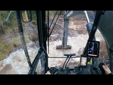 Cleaning Of A 100-Meter Ditch