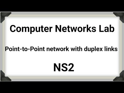 Computer Network Lab VTU Program 1 Point – to – point network with duplex links - YouTube