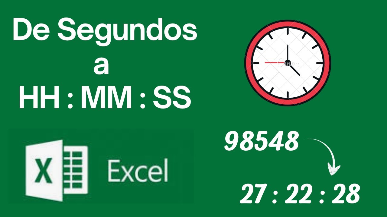 Convertir de Segundos en formato Horas, Minutos y Segundos - YouTube