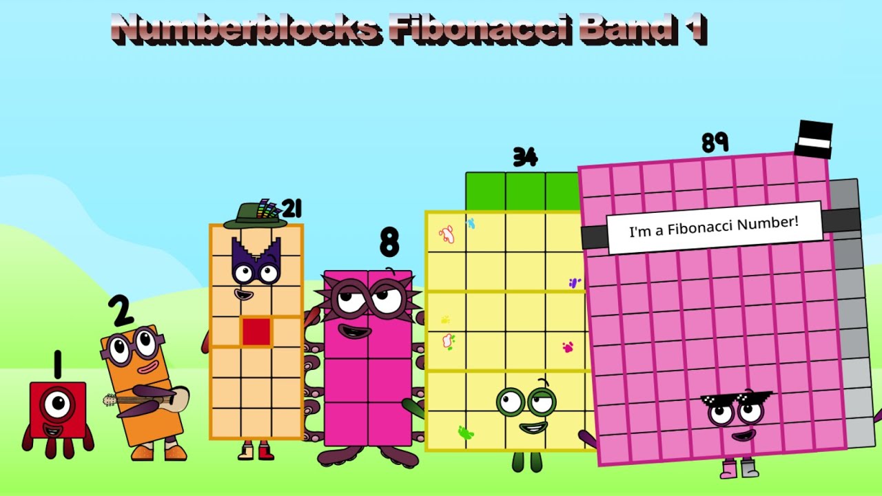 Numberblocks Fibonacci Band 1 - YouTube