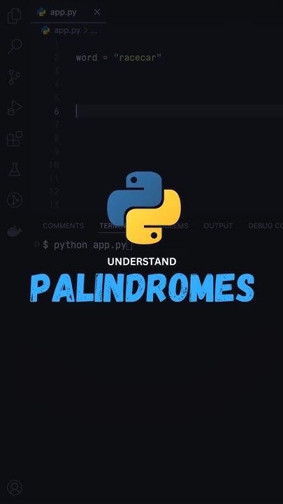 Palindrome Coding in 15 Seconds (and why it’s awesome) #programming #webdevelopment #python # ...