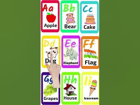 abc, abcd, a for apple Alphabetical order #shorts #shortvideo #viral # ...