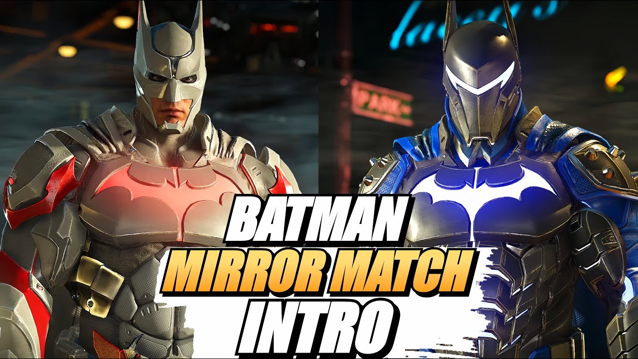 Injustice 2 | Batman vs Batman | Mirror Match Intro - YouTube