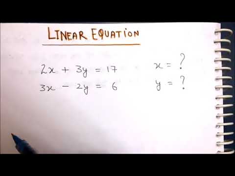 Liner equation class 10:- - YouTube