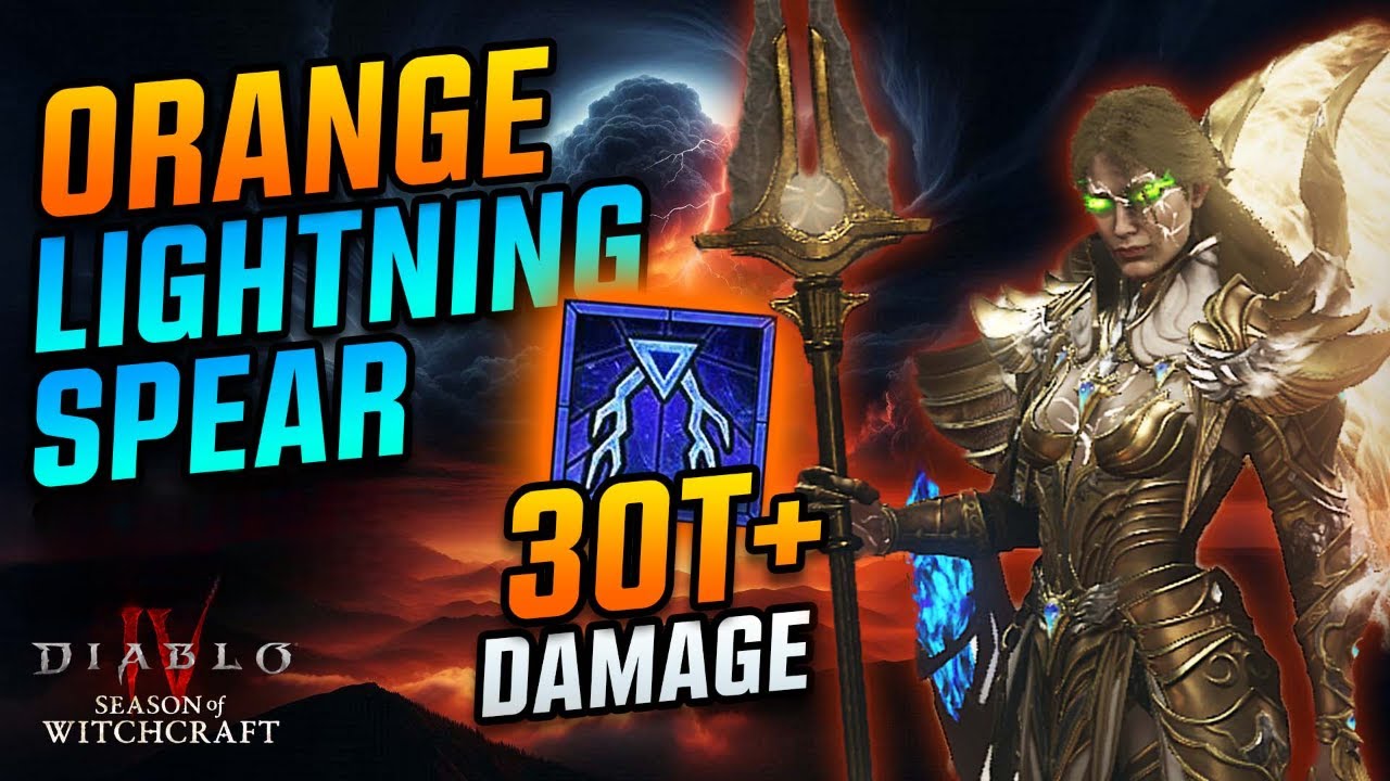 The BEST & FASTEST Sorc Build ORANGE LS Guide - S7 Diablo 4 - YouTube