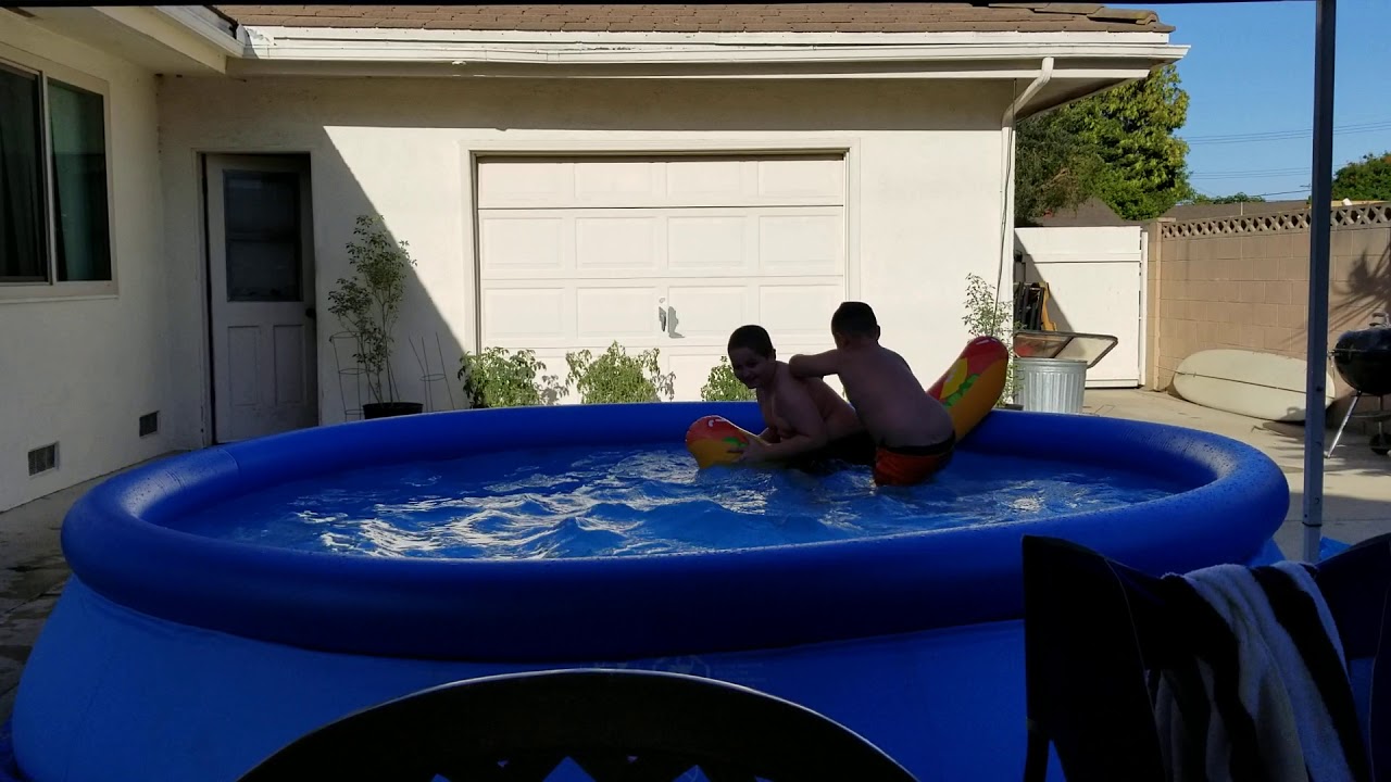 INTEX POOL 12 X 30 - YouTube