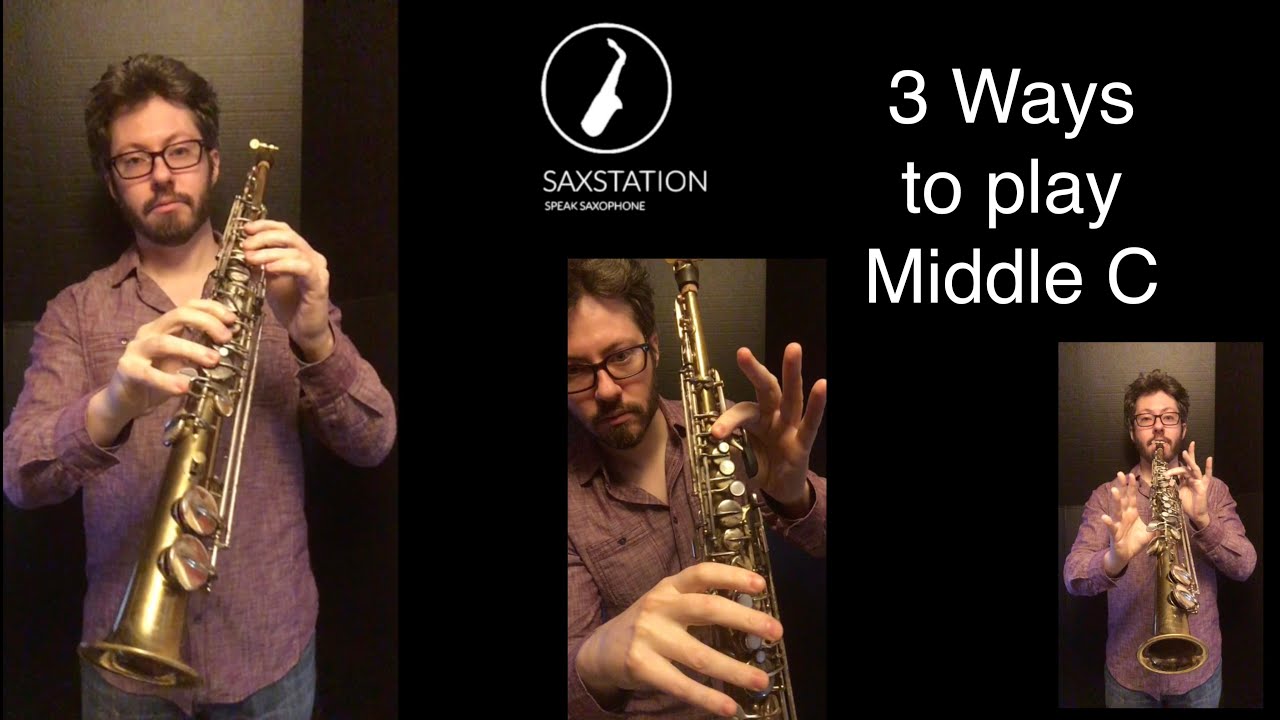 Three Ways to play C on saxophone and a connection to the word ...