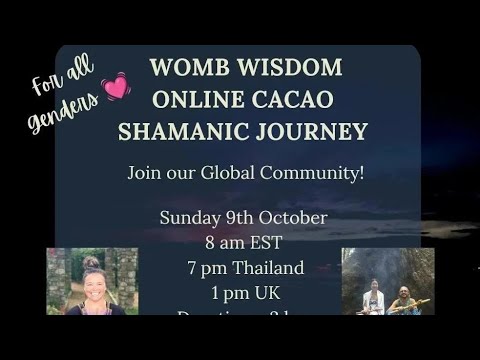 Invitation to Upcoming Online Gathering - Womb Wisdom 9th Oct 22 - YouTube