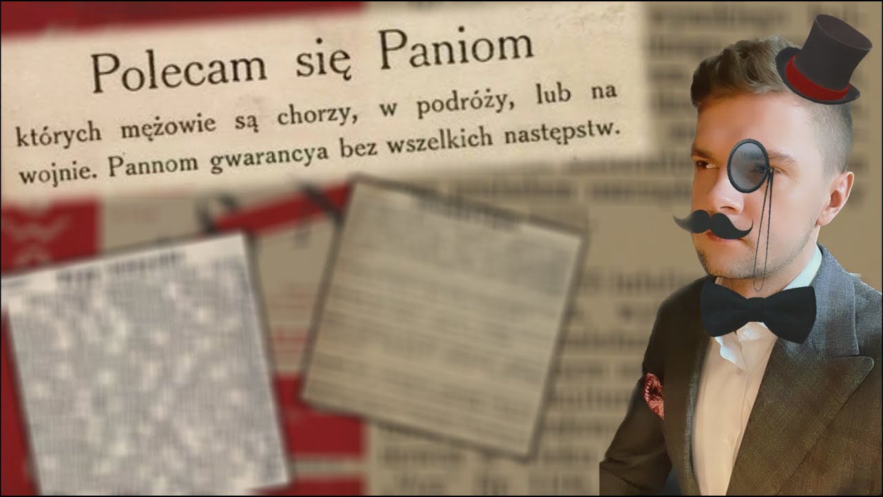 OGŁOSZENIA MATRYMONIALNE SPRZED LAT [ czyli Tinder w XX wieku ] - YouTube