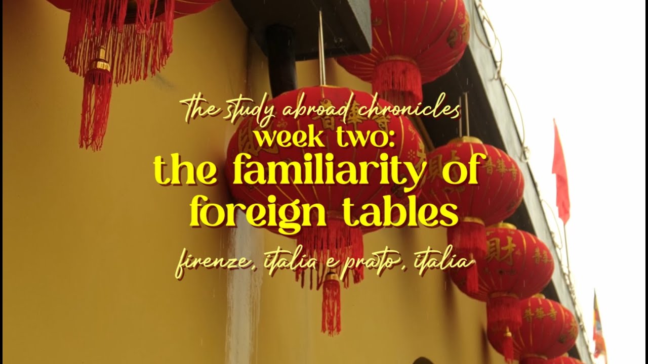 week two: the familiarity of foreign tables - YouTube