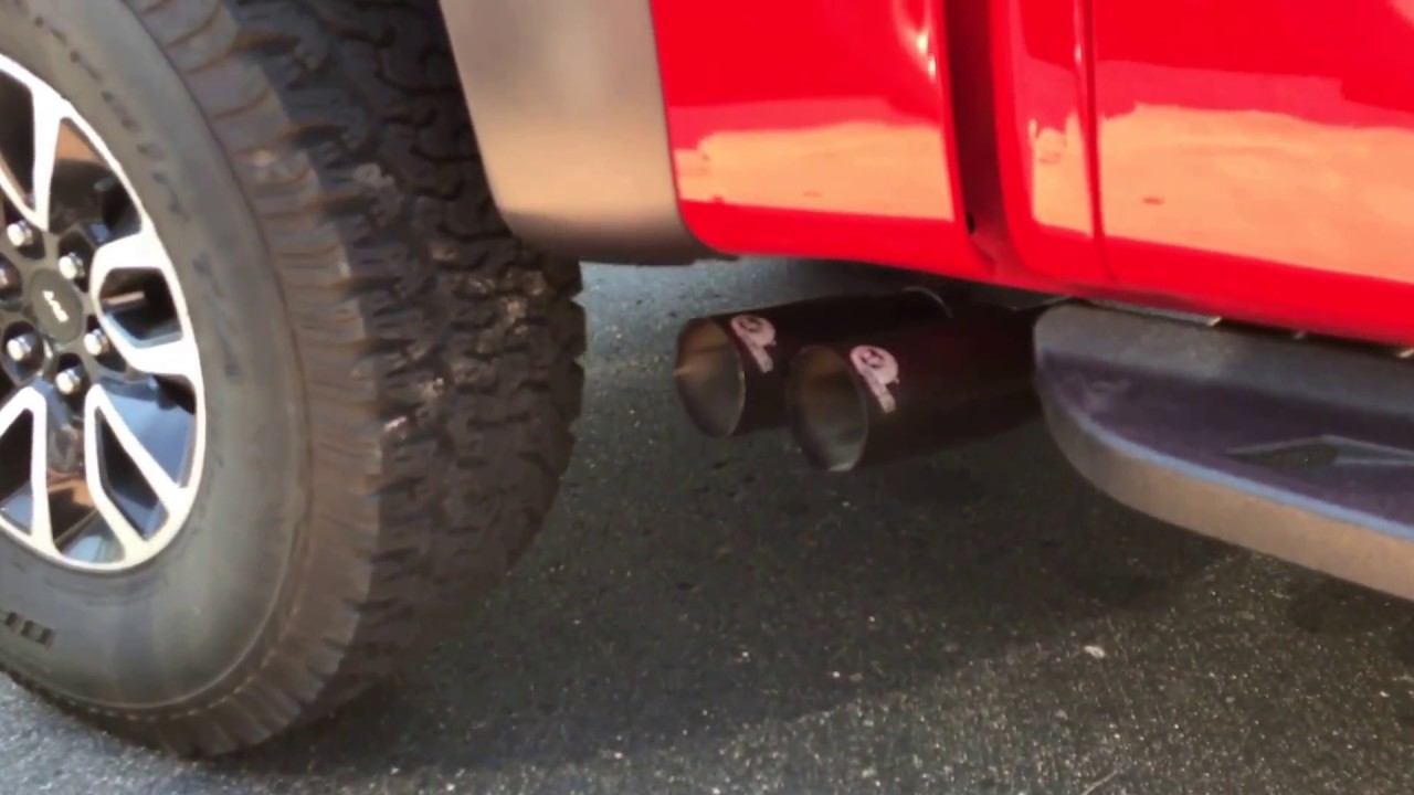 2012 6.2L Ford Raptor AFE Rebel Side Exhaust Sound vs Stock - YouTube