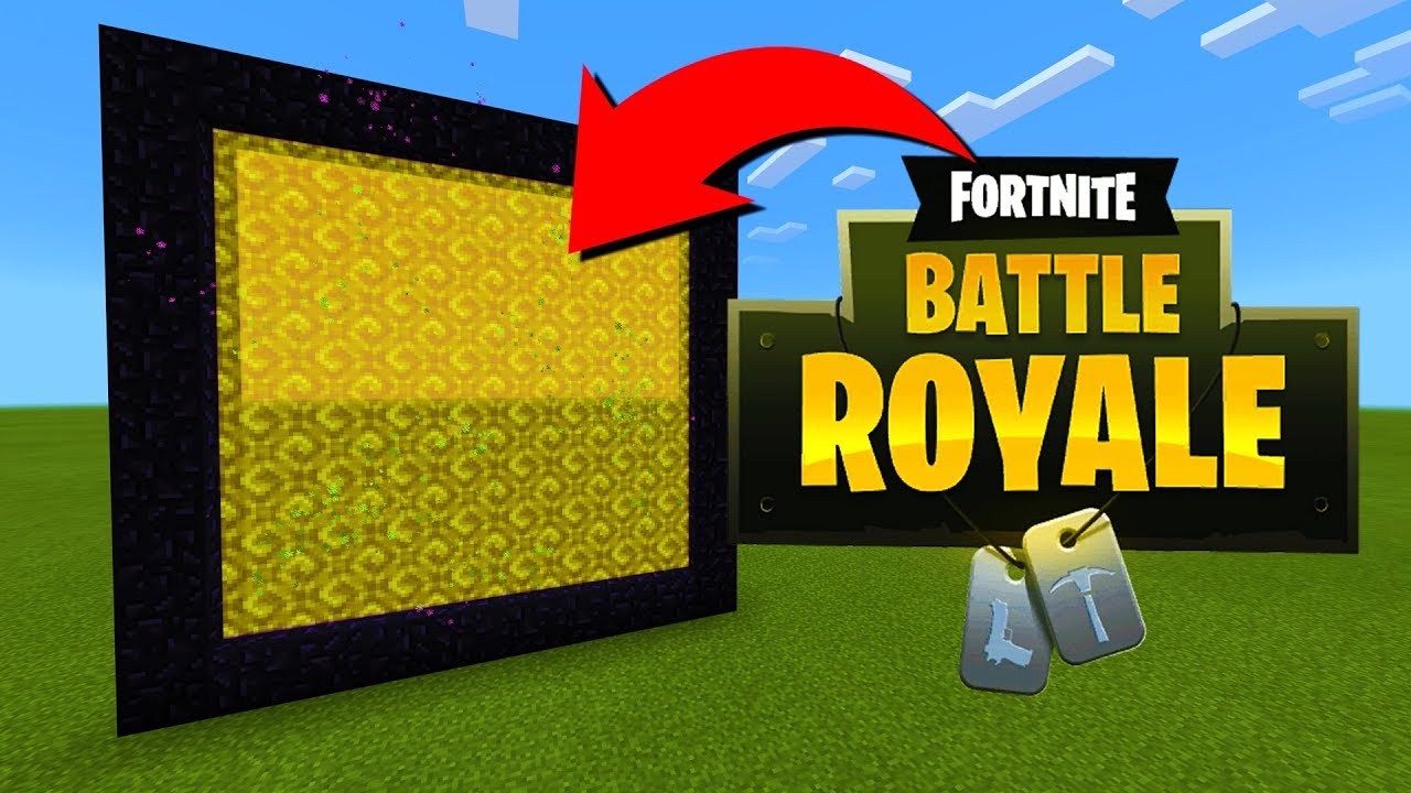 How To Make A Portal To The Fortnite Dimension in Minecraft! - YouTube