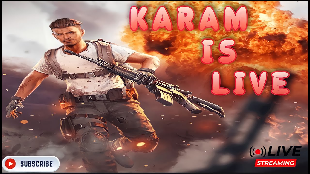 [Hindi] BGMI : 😍 Stream | Playing Squad | ٭Karammm٭ - YouTube