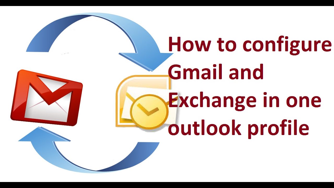 How to configure Gmail and Exchange in one outlook profile full ...