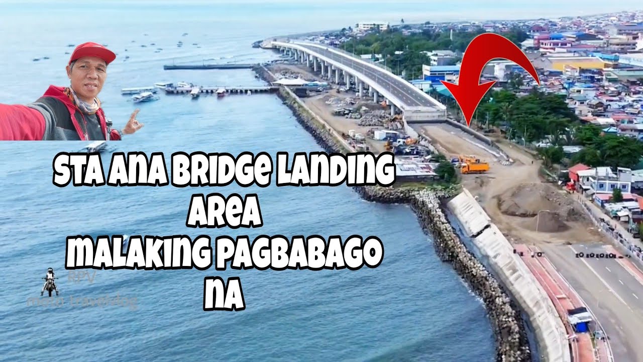 Sta ana bridge project landing area malaki na ang pagbabago dito - YouTube