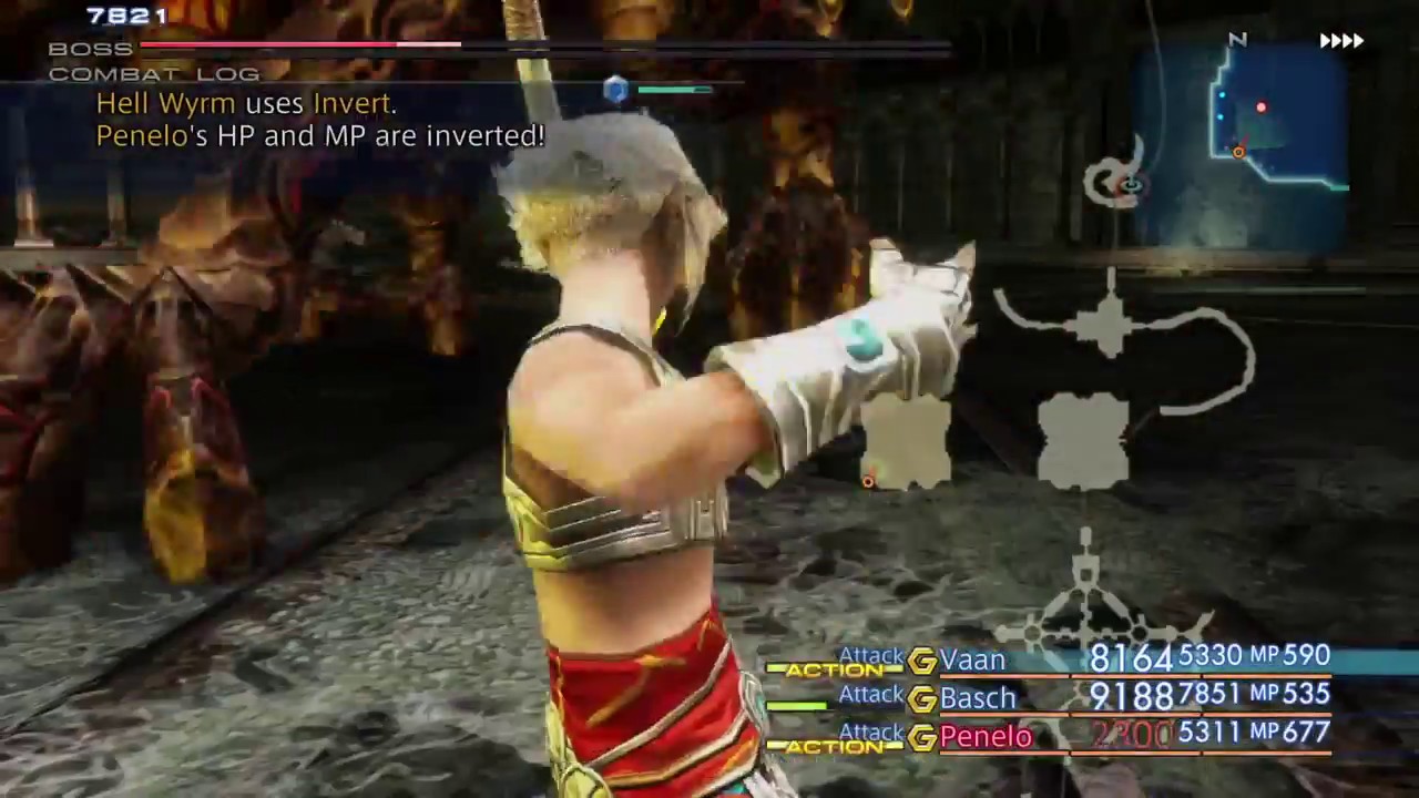 Final Fantasy XII (12) Zodiac Age - Hell Wyrm Boss Battle (PS4) - YouTube