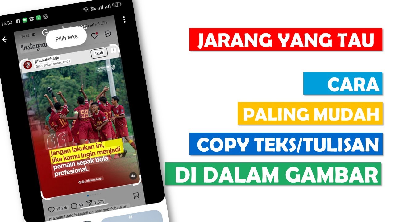 ☑️ Cara mudah copy teks atau tulisan di gambar foto (Update 2025) - YouTube