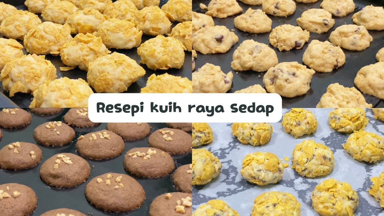 Aneka resepi biskut raya sedap crunchy cair dalam mulut dan rapuh - YouTube