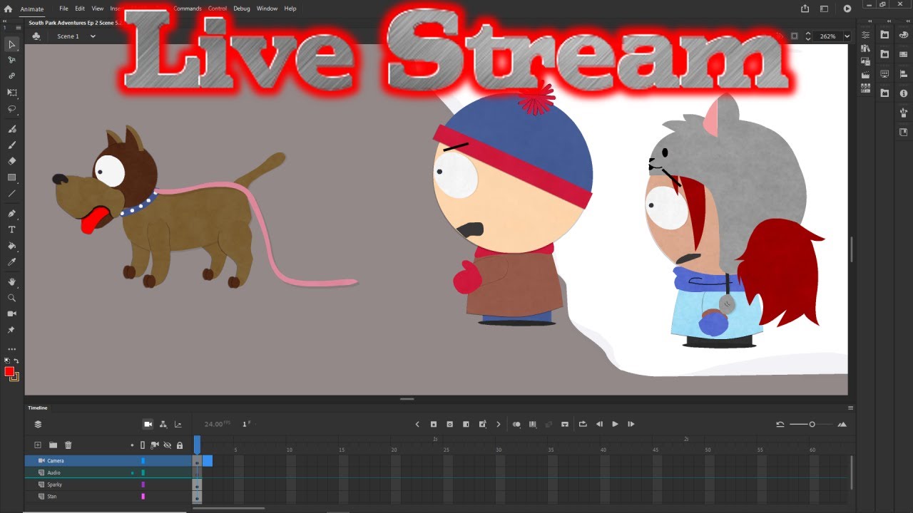 💩 Animating Episode 2 💩 South Park Adventures Animation Live Stream - YouTube