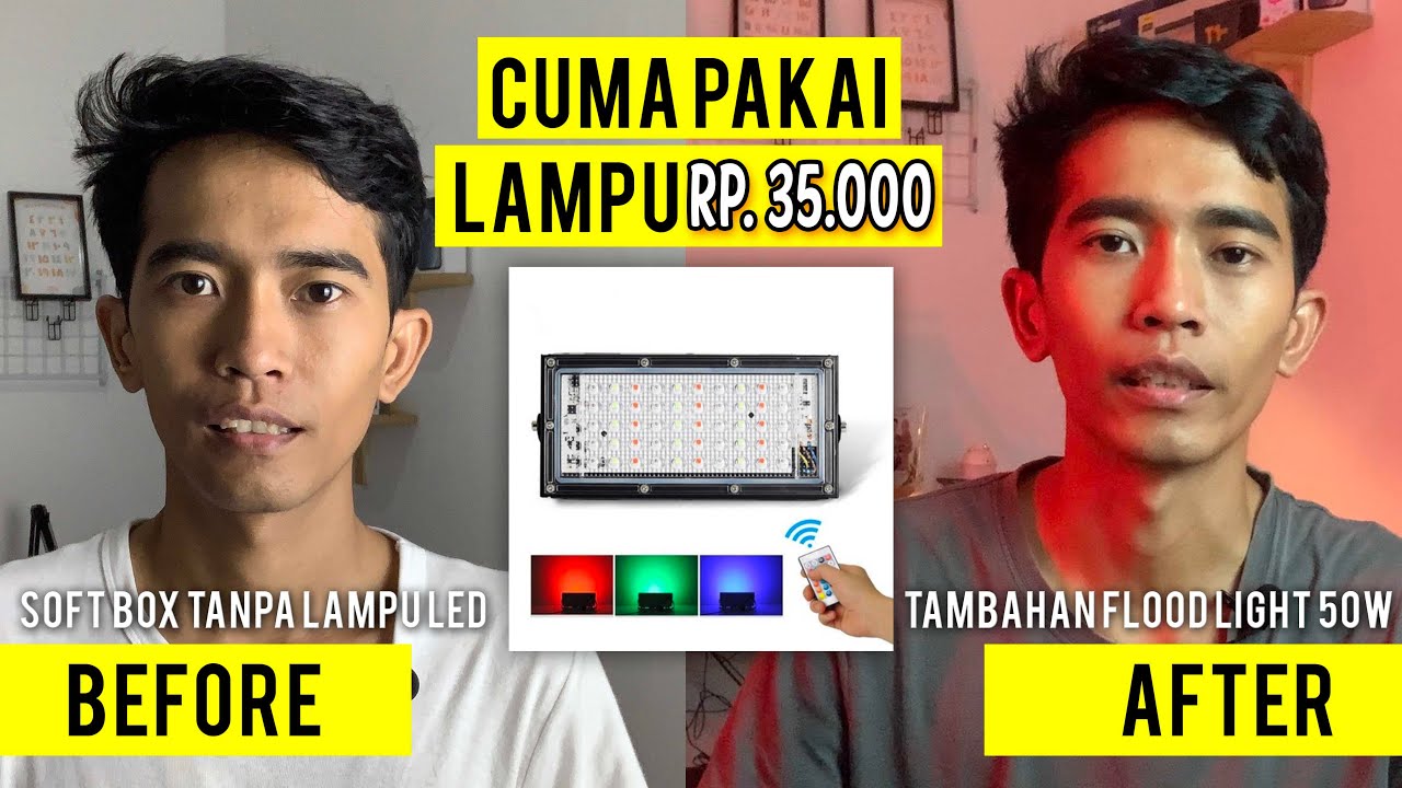 LAMPU LED RGB GAMMING MURAH UNBOXING SAMPAI PEMASANGAN, MUDAH DAN ...