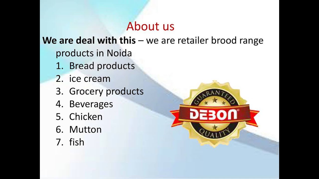 Unhackneyed test and fresh mutton only at Debon delicious delicatessen ...