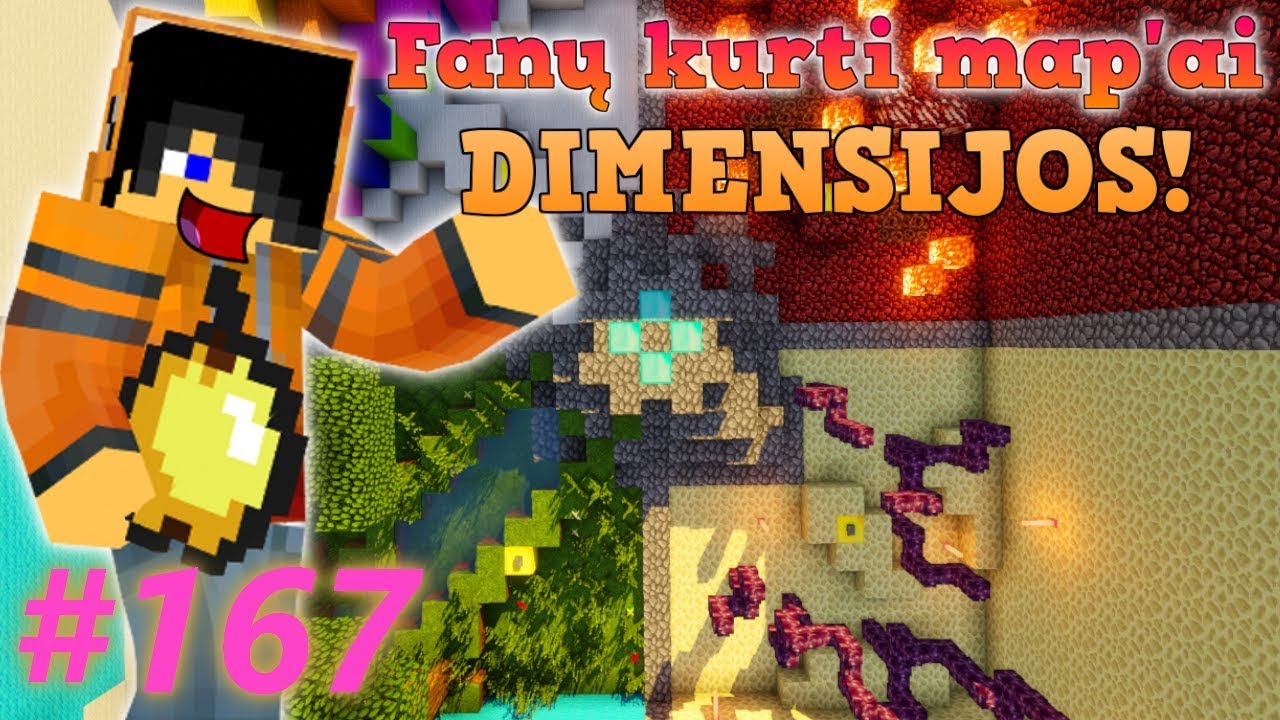 Edvisss Žaidžia Fanų Kurtus Map'us! [EP167] DIMENSIJOS! - YouTube