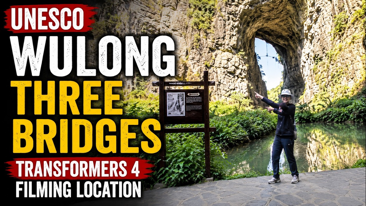 Visit UNESCO Wulong Three Bridges: Background for Transformers 4 - YouTube